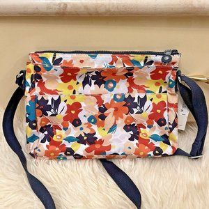 Kipling | Bags | Kipling Boho Floral Angie Nylon Crossbody Hand ...